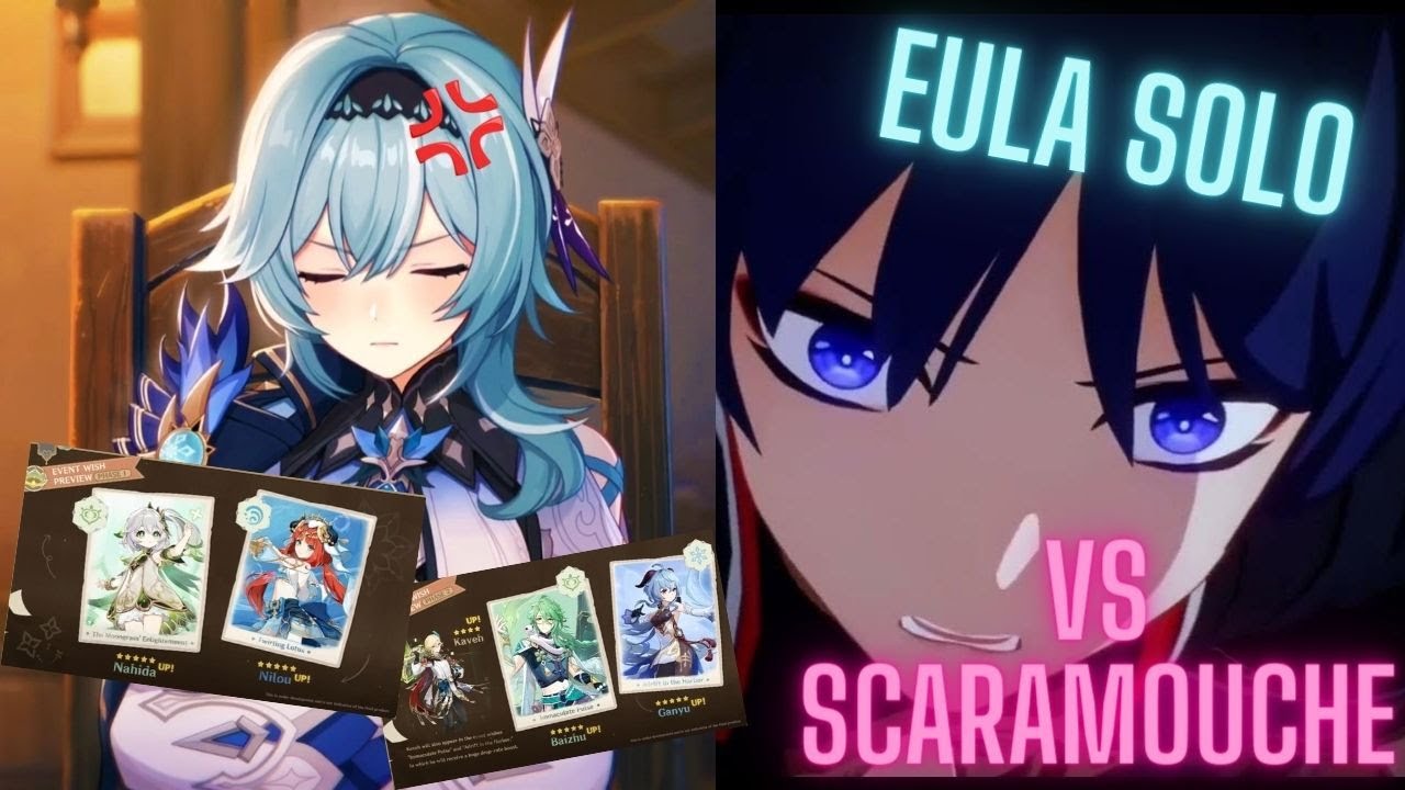 Angry Eula main vents Anger by Soloing the Scaramouche Boss with Eula - YouTube