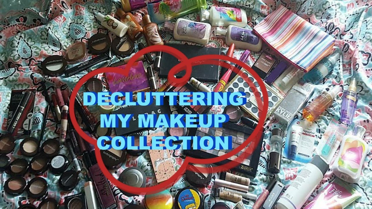 Decluttering My Makeup Collection 2017 - YouTube