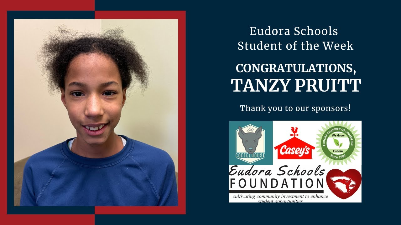 Student of the Week: Tanzy Pruitt - YouTube