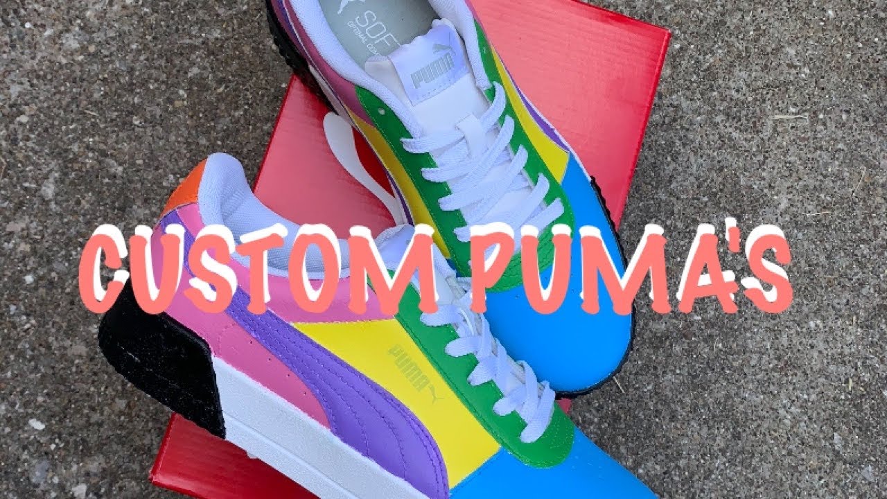 CUSTOM PUMA TUTORIAL "CLASSIC THROWBACK" - YouTube