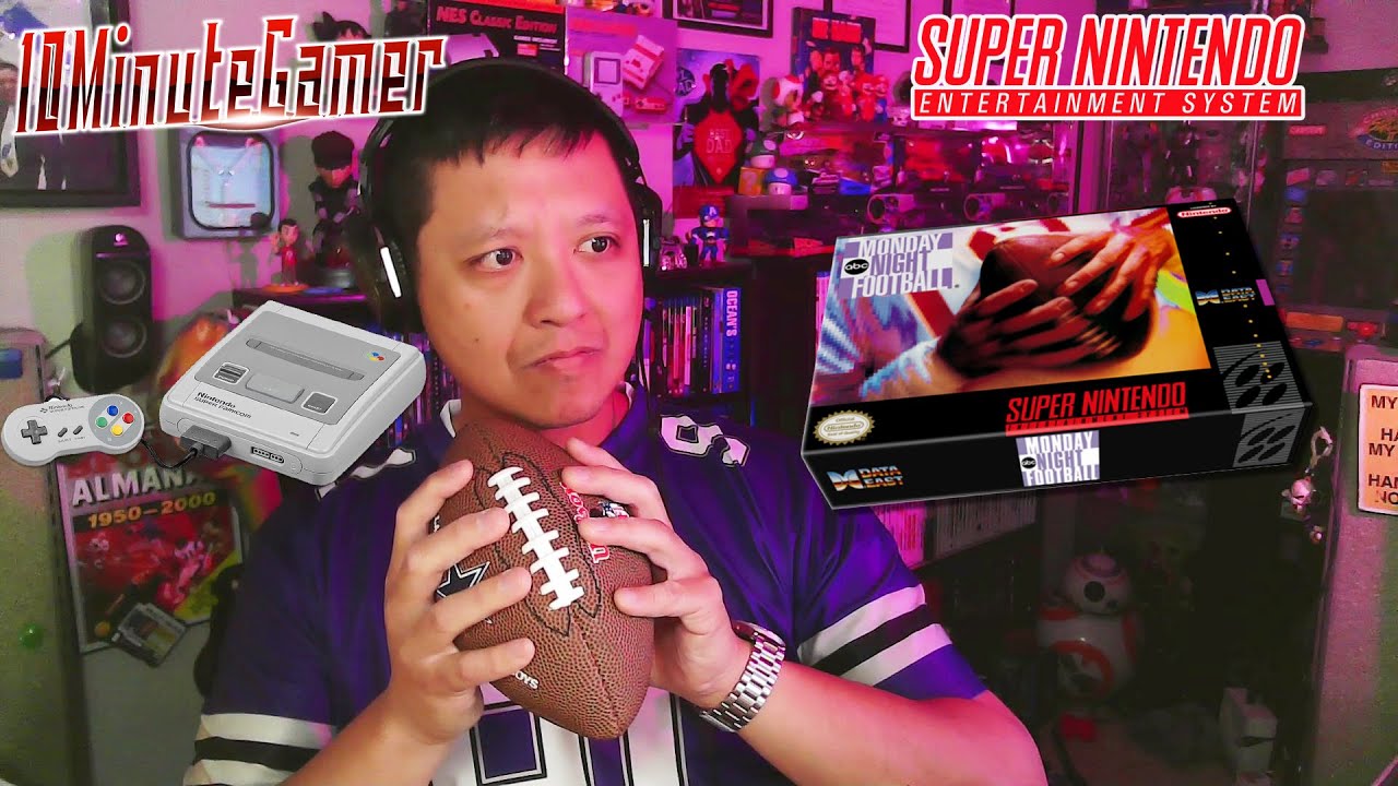 10MG Plays ABC Monday Night Football on SNES - YouTube