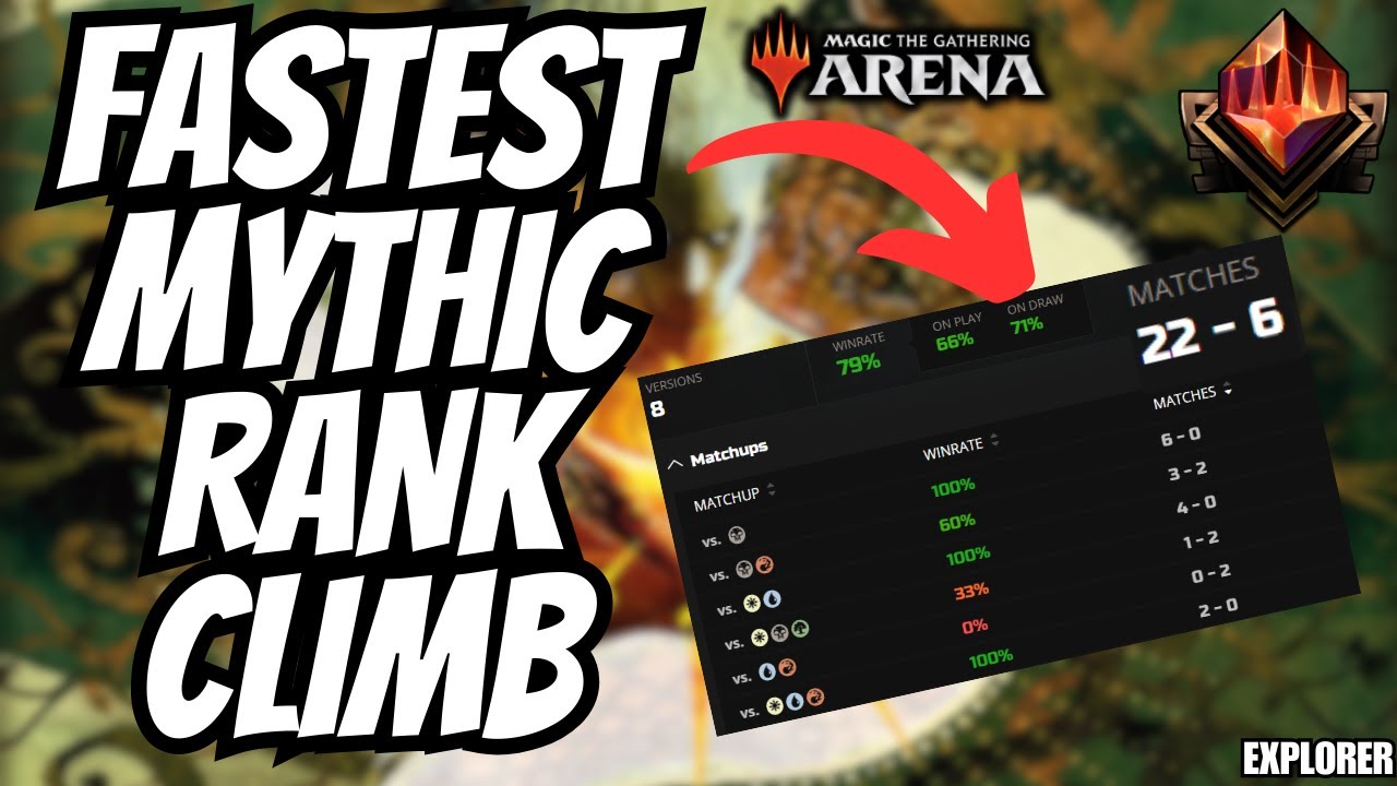 Speed Run to MTG Arena Mythic Rank Using this Deck [VOD] #MTG - YouTube