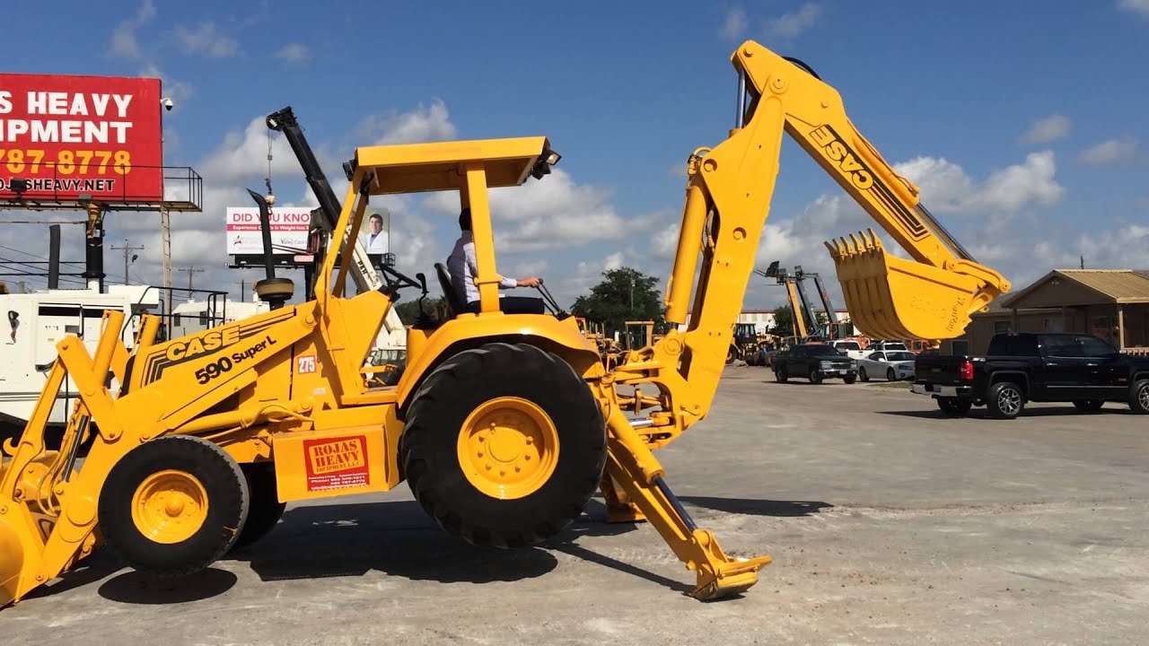 1998 CASE 590SL II - YouTube