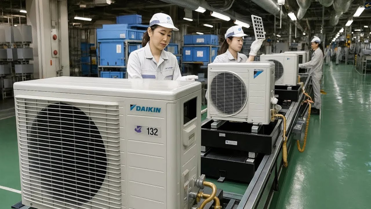 How Air Conditioners Are Made in Factory | Inside Modern AC ...