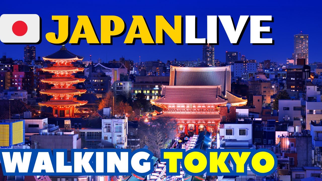 Explore Tokyo Japan 🇯🇵 Walk Vibes Thank You Moon Passport Man is live! - YouTube