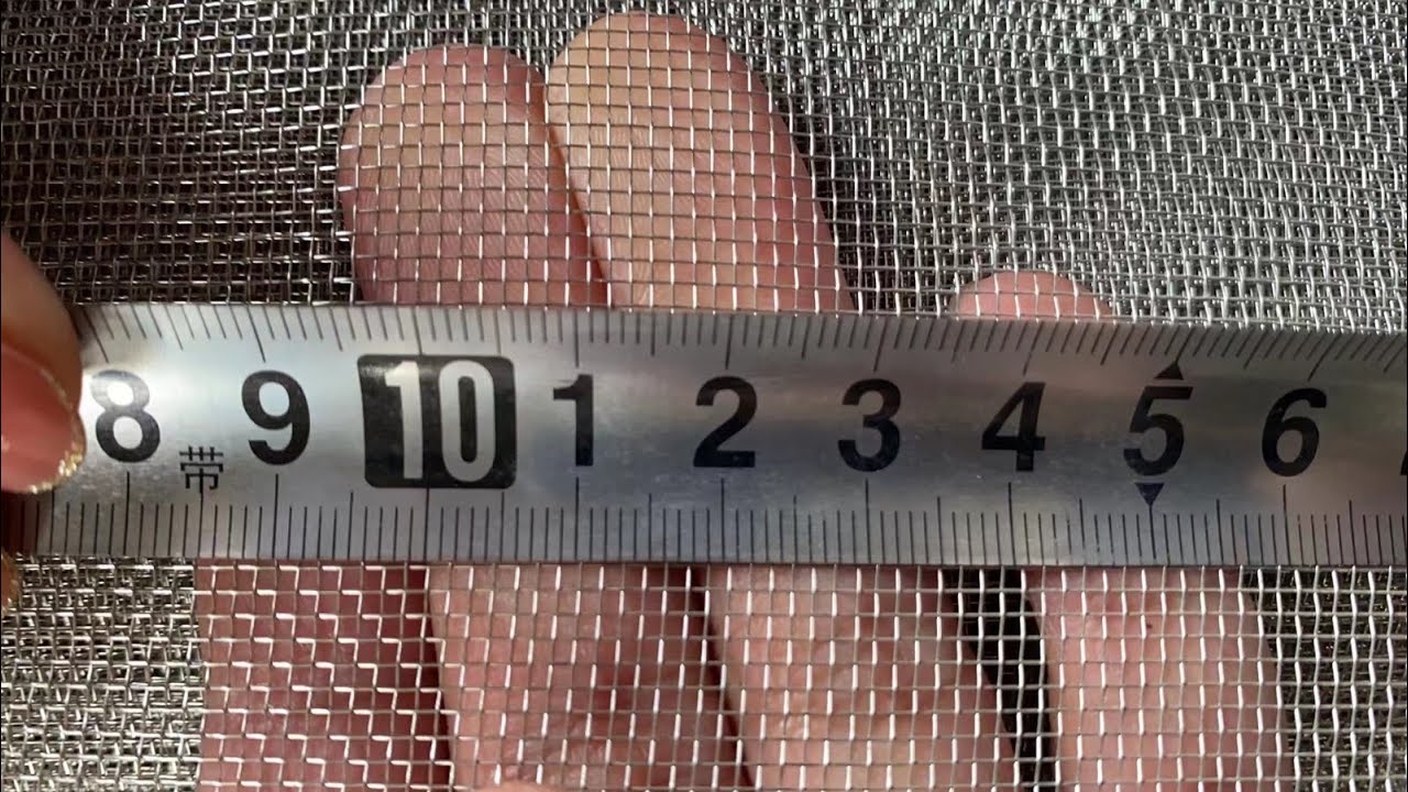 Ultra Thin Steel Wire mesh - Mosquito Wire Mesh - YouTube