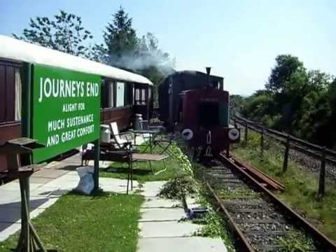 Tamar Belle Hunslet Diesel Loco in Action. - YouTube