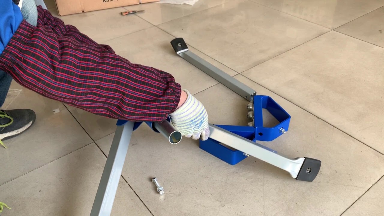 Adjustable V-Shaped Pipe Roller Super Duty Stand 43-5/16'' - YouTube