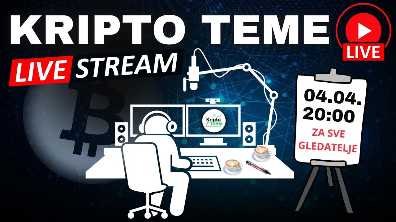 KRIPTOVALUTE I KRIPTO TEME LIVESTREAM 04.04. - kriptovalute novosti - YouTube