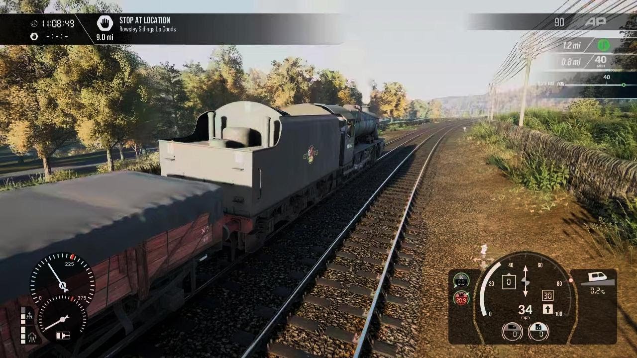 Train Sim World 4: LMS Stanier 8F, Peak Forest - YouTube