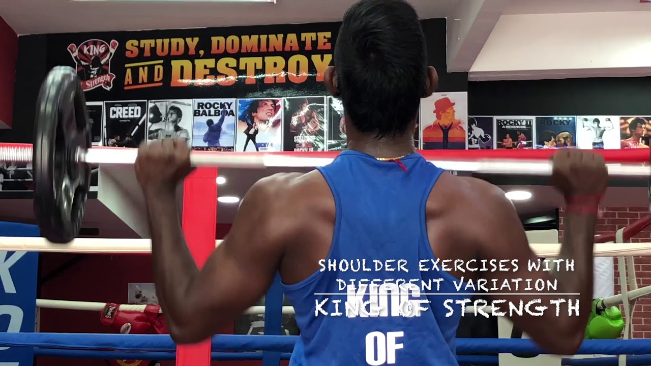 Shoulder Exercises with Different Variation | Body Transformation - YouTube