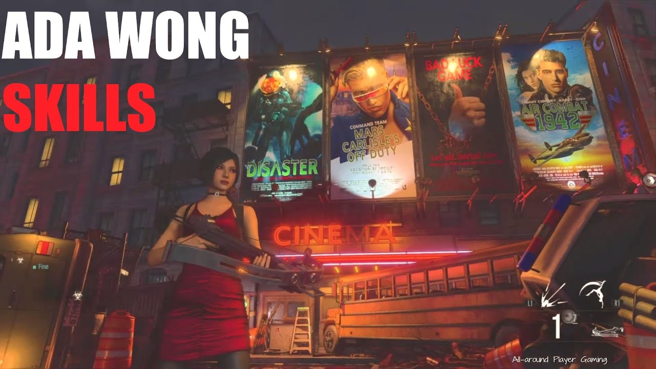 Resident Evil Re:Verse ADA WONG SKILLS DEMONSTRATION PS5 60 FPS - Early ...
