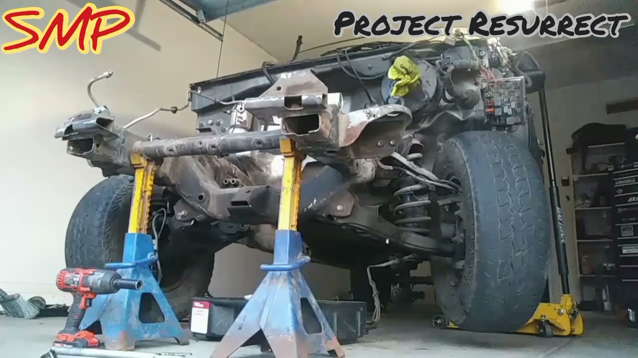 99 Silverado Frame Swap - YouTube