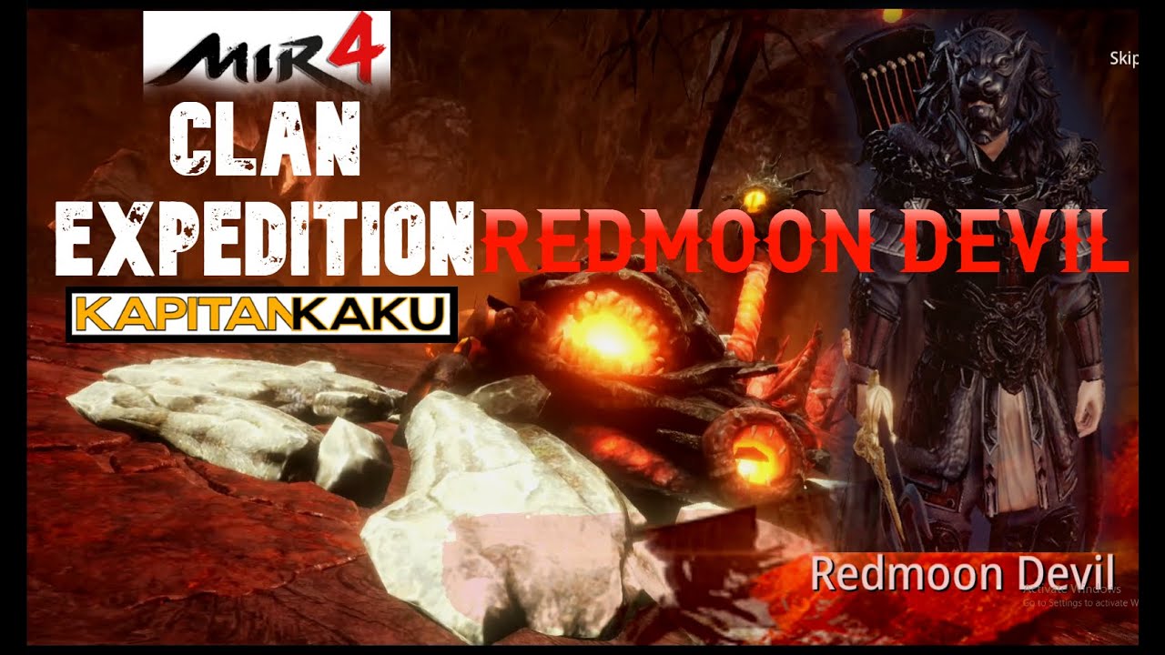 MIR4 - Clan Expedition / REDMOON DEVIL - YouTube