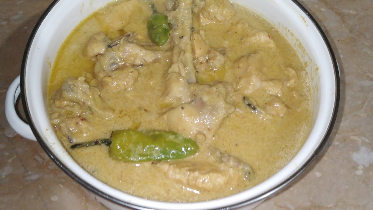 White creamy qurma - YouTube