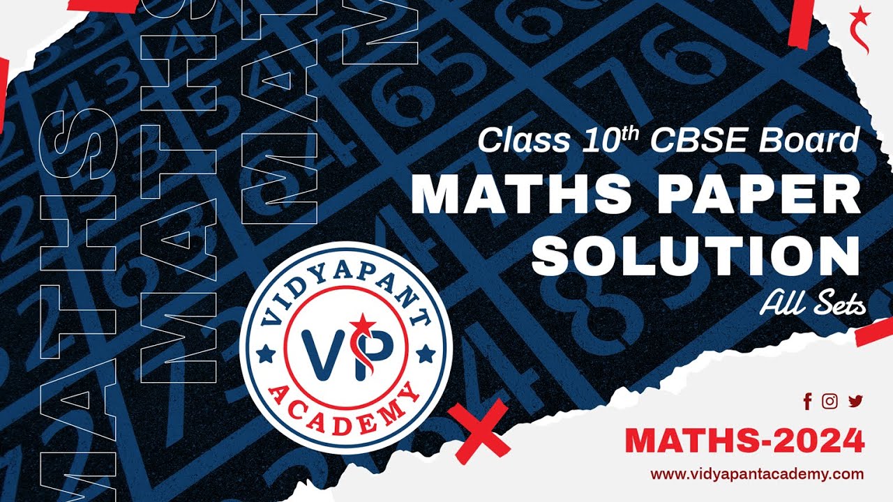 Class 10th CBSE Maths Paper Discussion 2024 || CBSE Board - YouTube