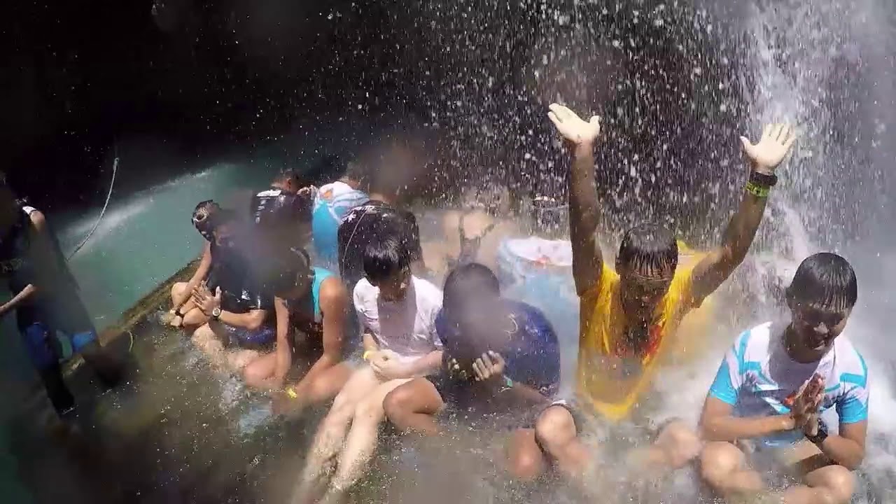 Waterfall massage - YouTube