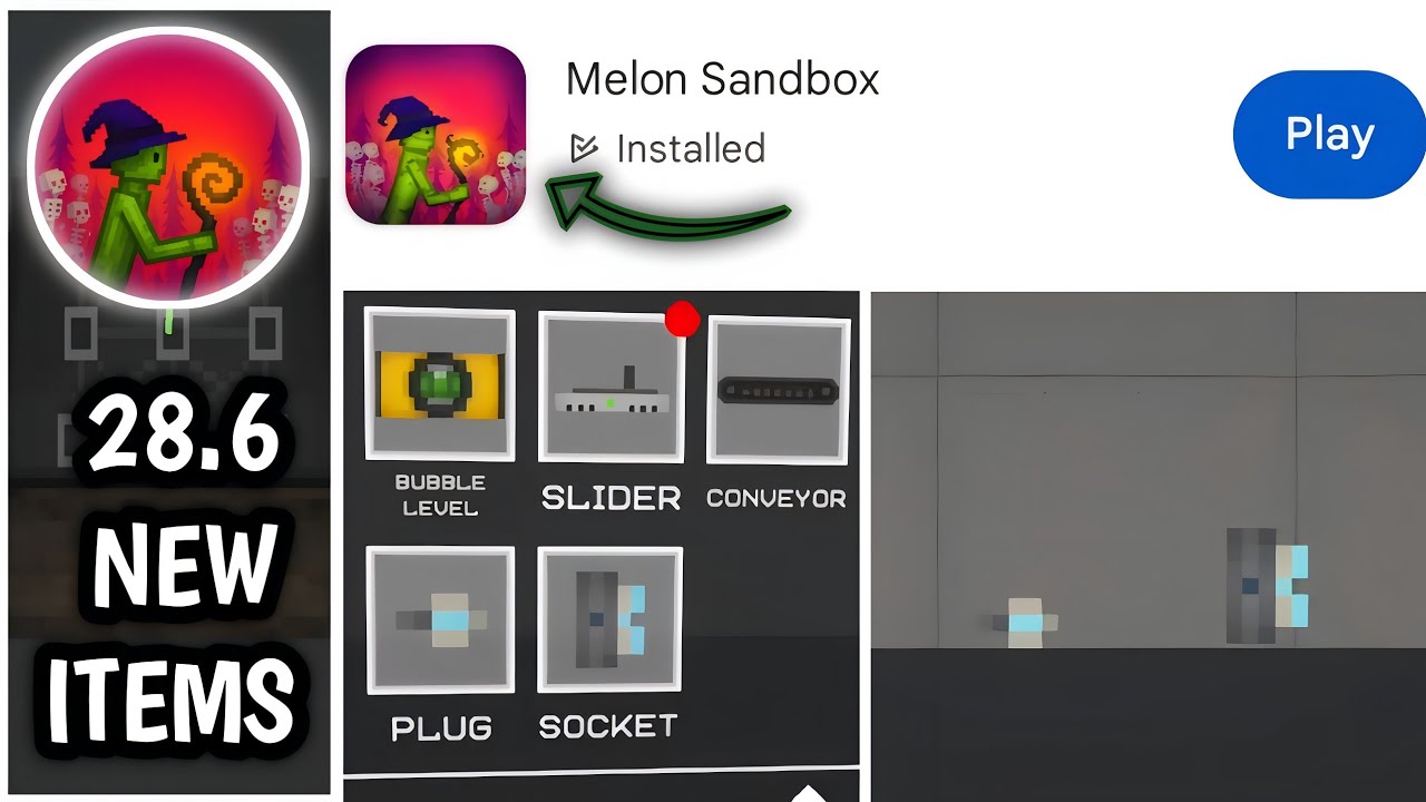 Melon Sandbox New Items And New Icon [ Melon Playground ] Upcoming ...