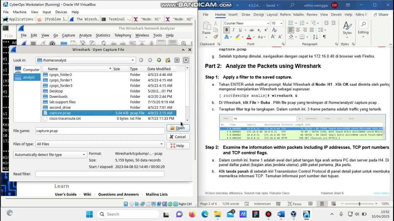 Lab - Using Wireshark to Observe the TCP 3-way Handshake. - YouTube
