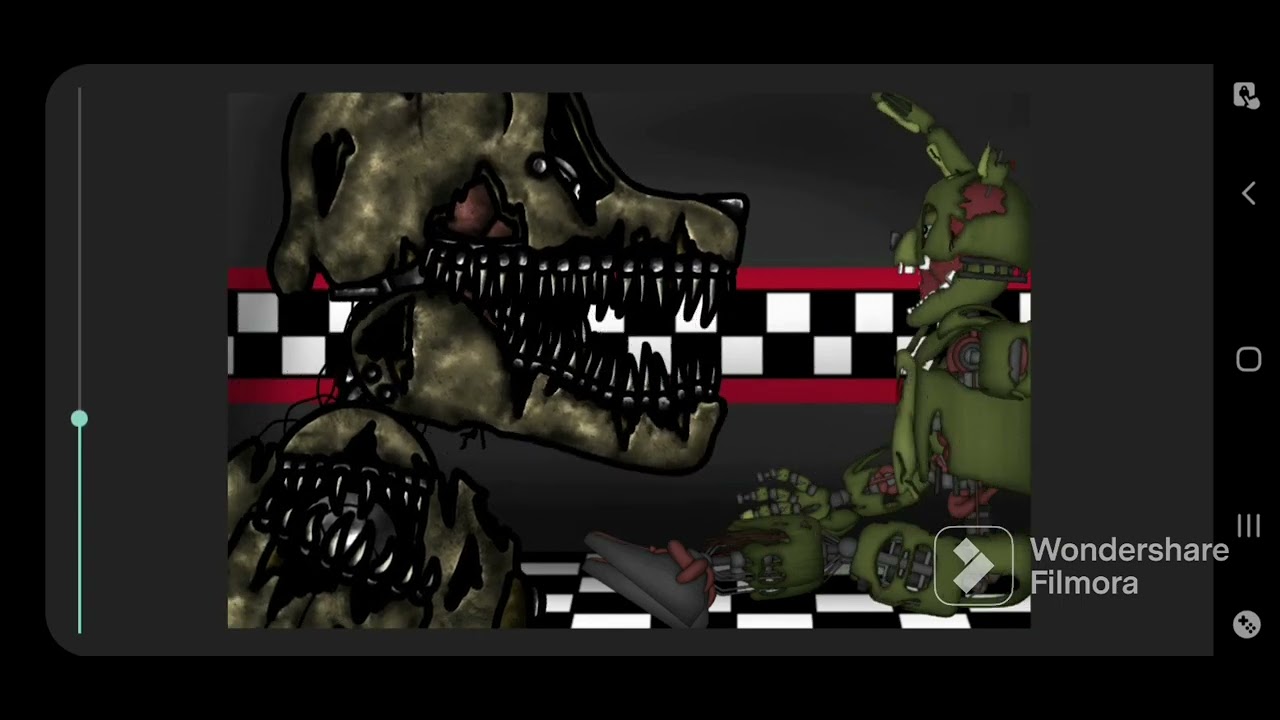 Springtrap vs Nightmare Springtrap - YouTube