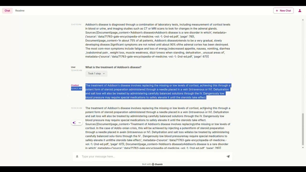 Chainlit-Langchain Llama MedicalBot - YouTube