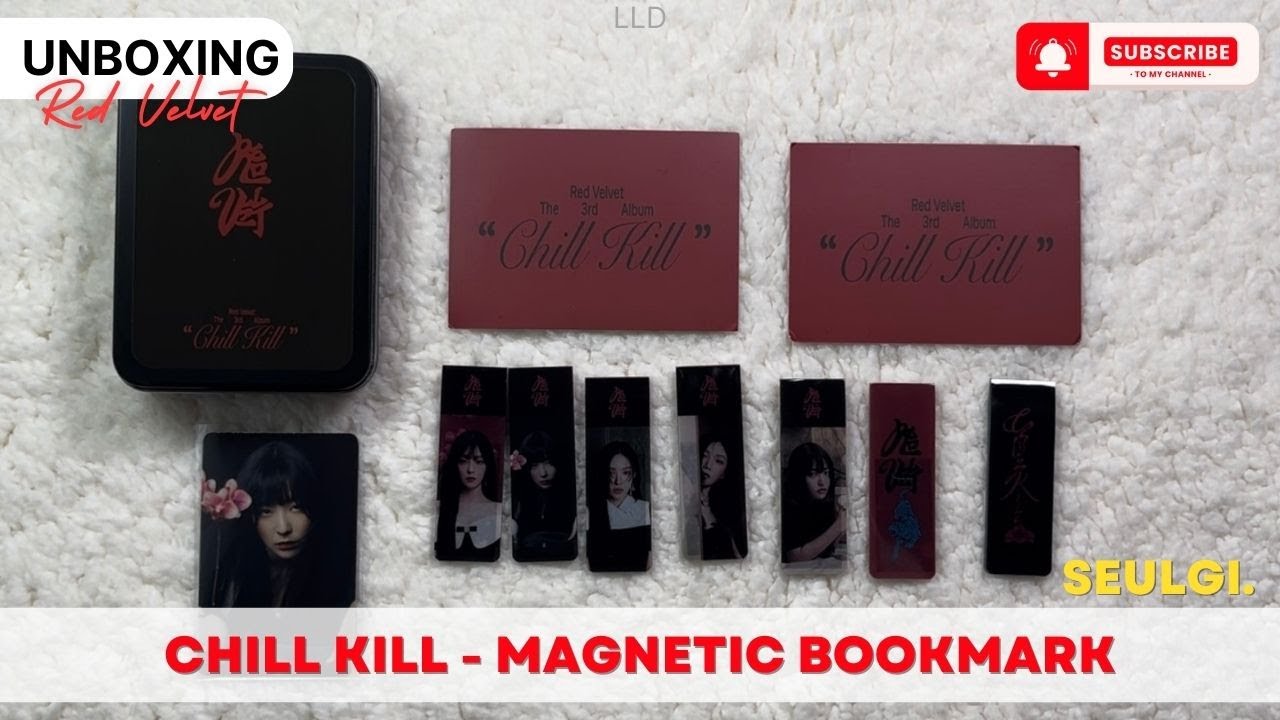 Unboxing : Red Velvet The 3rd Album - [BLACK] 'Chill Kill’ MAGNETIC ...