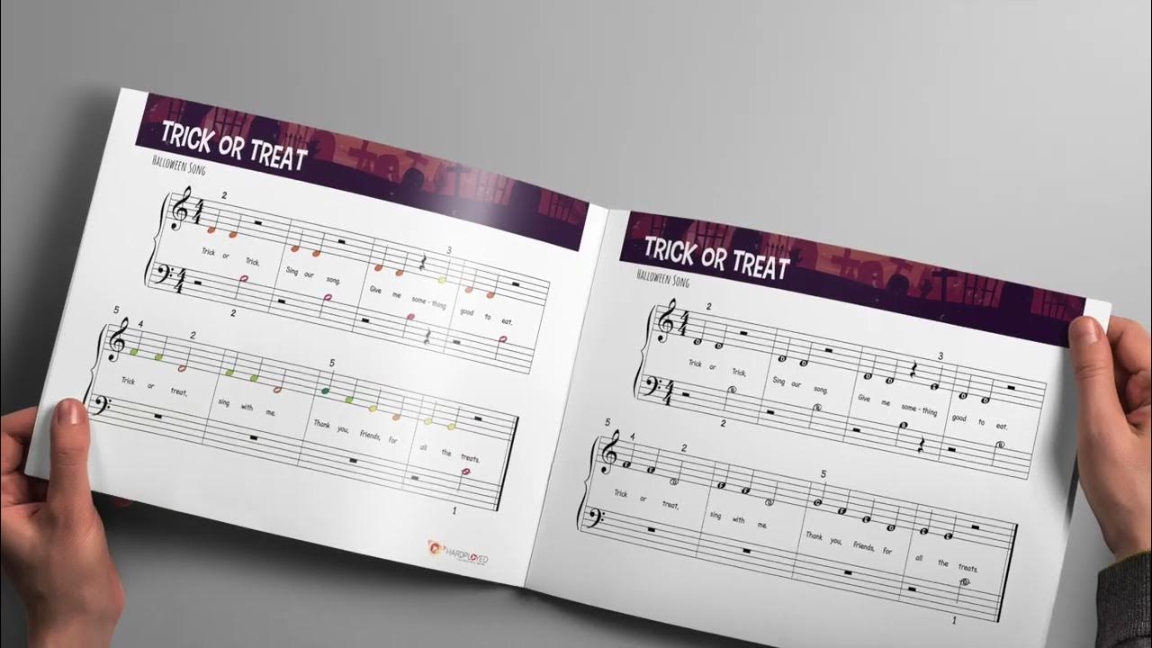 Trick or Treat - Halloween Song | Easy-to-Play Beginner's Piano Sheet ...