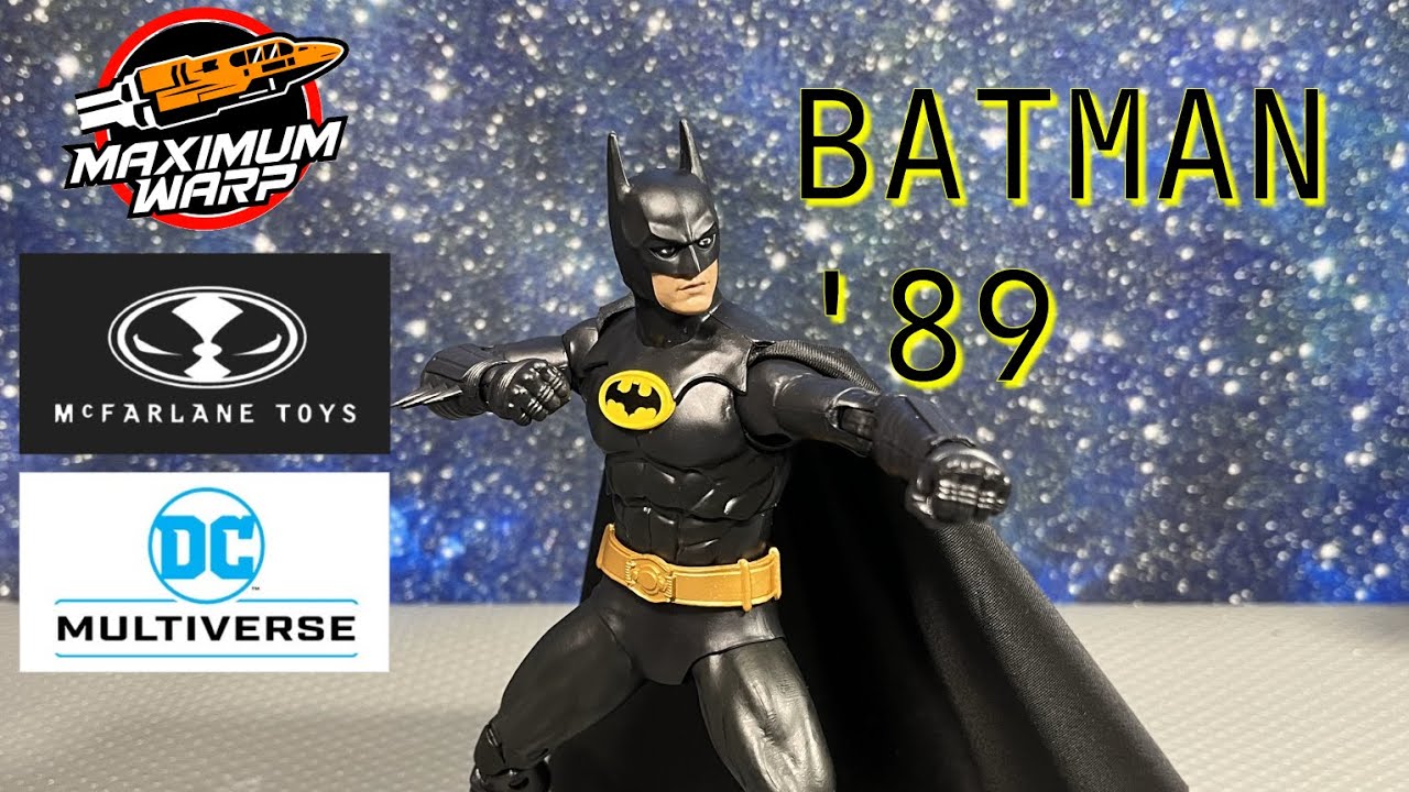 DC Multiverse BATMAN '89 Action Figure Review McFarlane Toys - YouTube