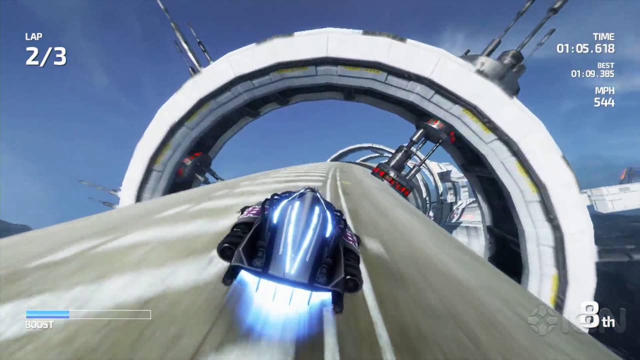 Fast Racing Neo: 13 Minutes of the Neo Future DLC Pack - YouTube