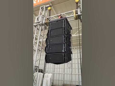 audio Center array kla210DSP - YouTube