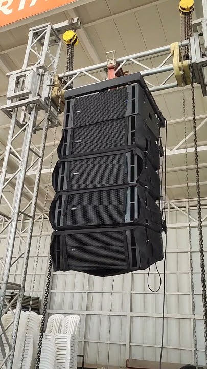 audio Center array kla210DSP - YouTube