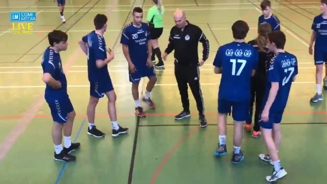 Handboll Pojkar 02 H43 Lund Dalby- Halmstad 2018-03-10 Nyvångshallen ...