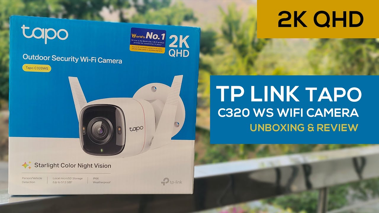 TP Link Tapo C320WS Outdoor Wi-Fi Smart Security Camera | 2.5K | 4mp ...