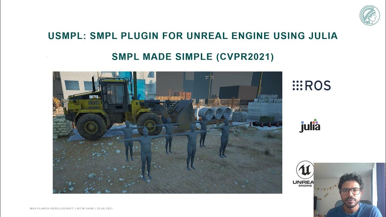 Robots and SMPL: Combining ROS and Unreal using Julia - YouTube