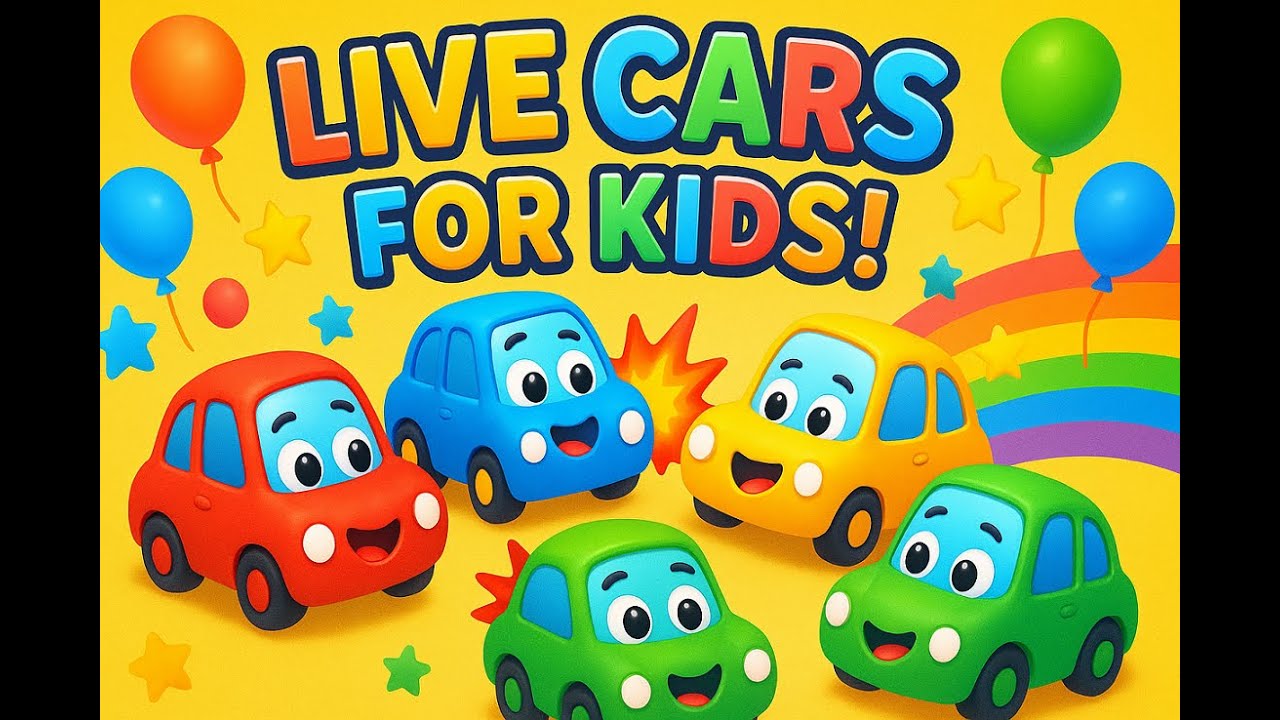 Colorful Cars for Kids | Funny Toy Car Racing & Battles | Smartie Kidz ...