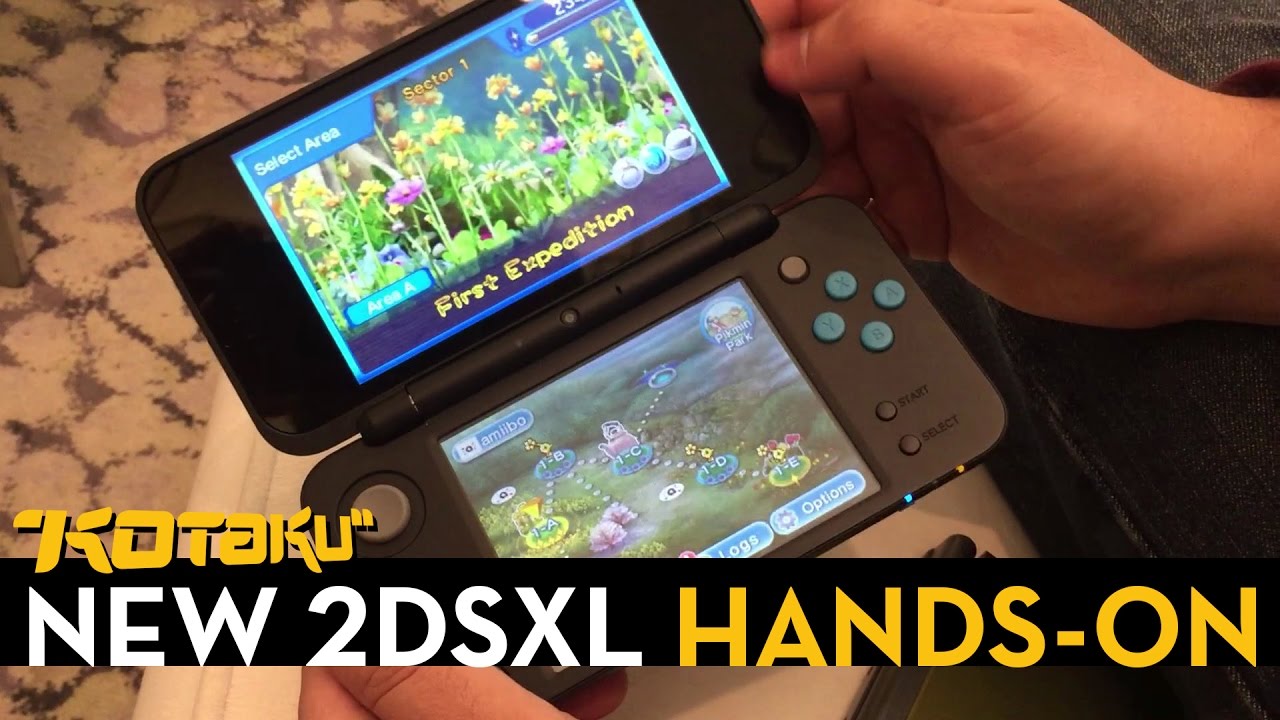 Hands On With The New 2DSXL - YouTube