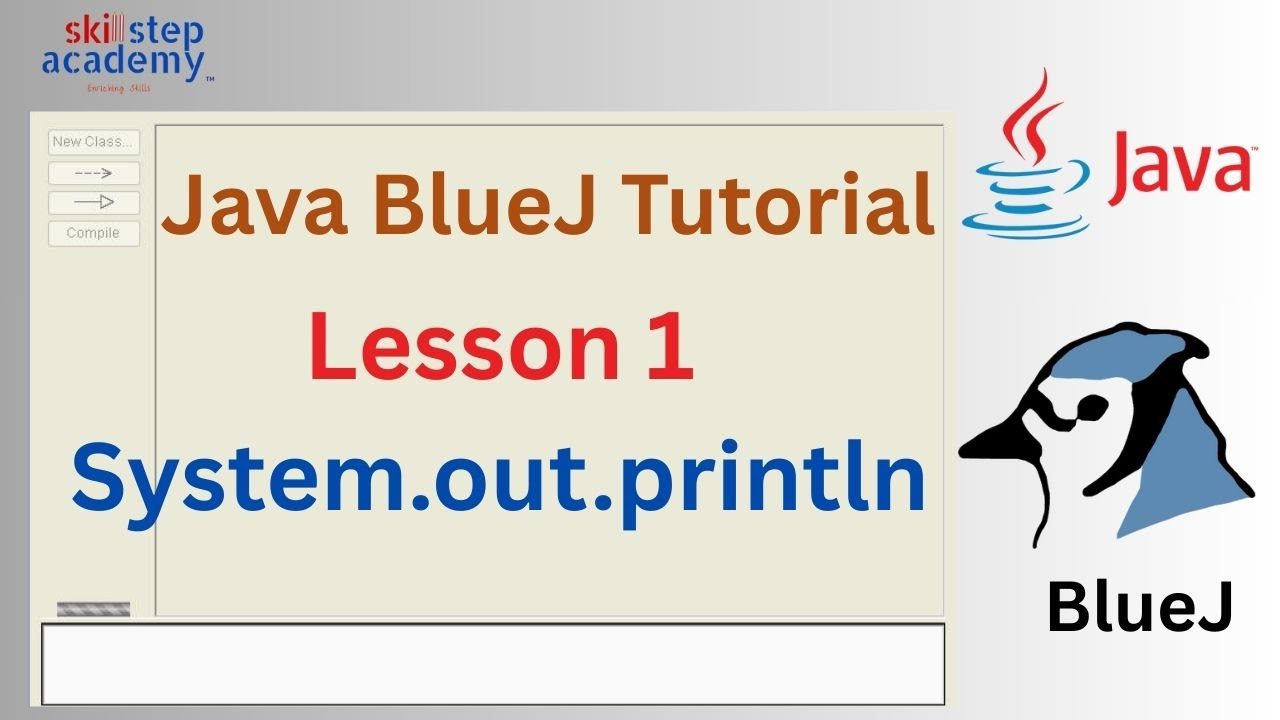 Java with BlueJ – Lesson 1: System.out.println | Print Output in Java - YouTube
