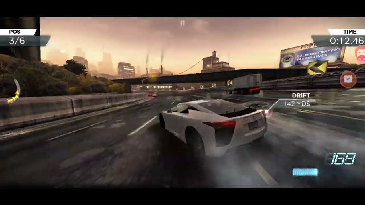 NFS MW (Mobile) Going Downtown in 1'20"38 (with game audio) - YouTube