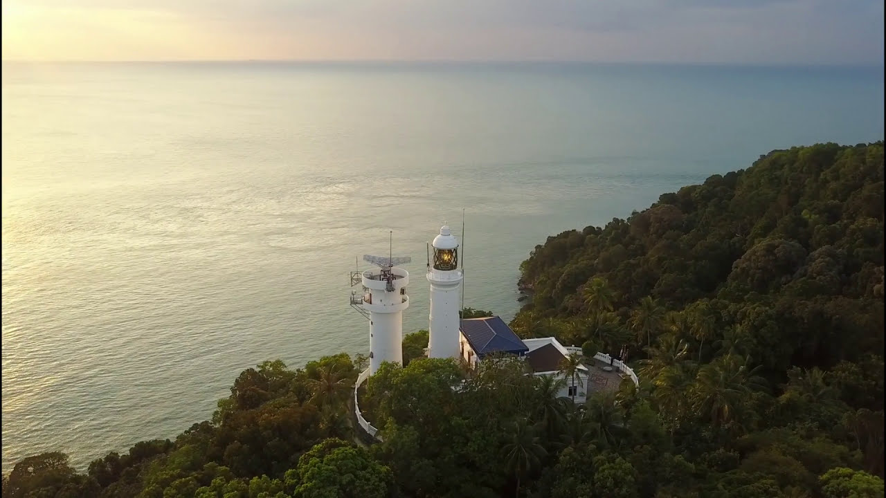 优雅的日落 浪漫的灯塔！！ 波德申航拍摄影 | Cape Richado romantic lighthouse at sunset [4K ...