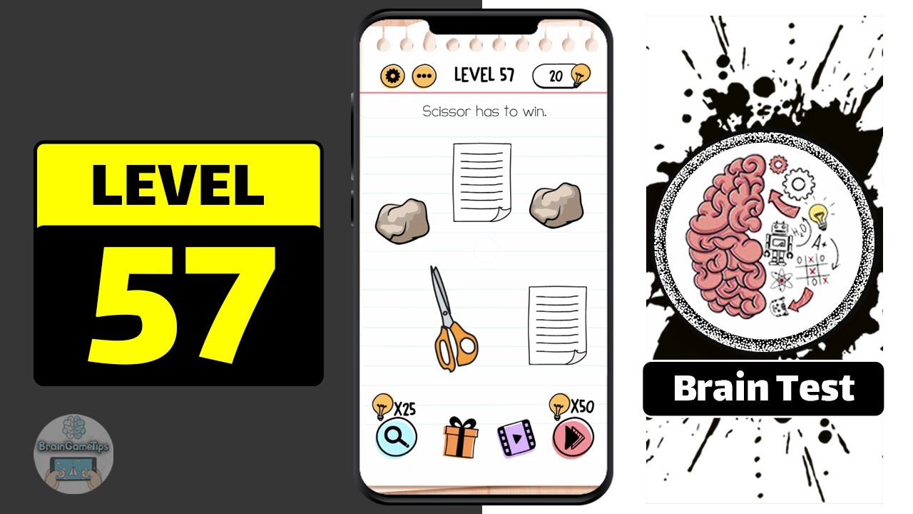 Brain Test Level 57 Walkthrough YouTube Brain Test Level 57 Walkthrough YouTube