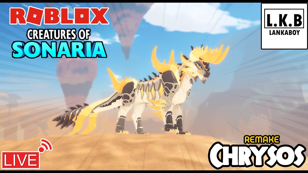 [BGM] 🔴Live #Roblox Creatures of Sonaria ep.65 รีโมเดล CHRYSOS + อัพเดต ...