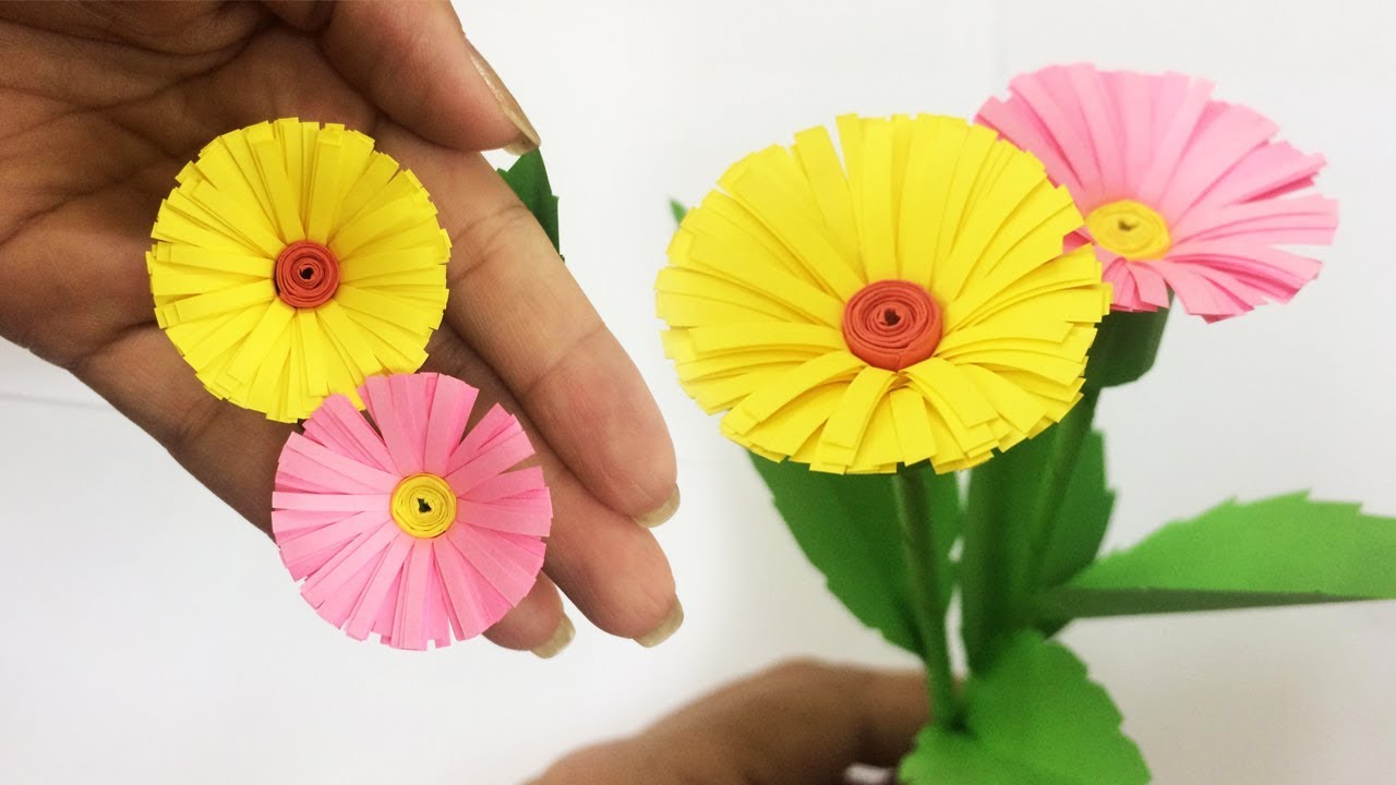 How To Make Small Paper Flower Making Paper Flowers Step By Step how-to-make-small-paper-flower-making-paper-flowers-step-by-step