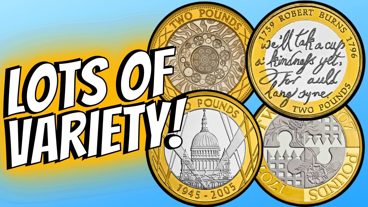 The Hunt for Rare UK £2 Coins Continues! #4 - YouTube