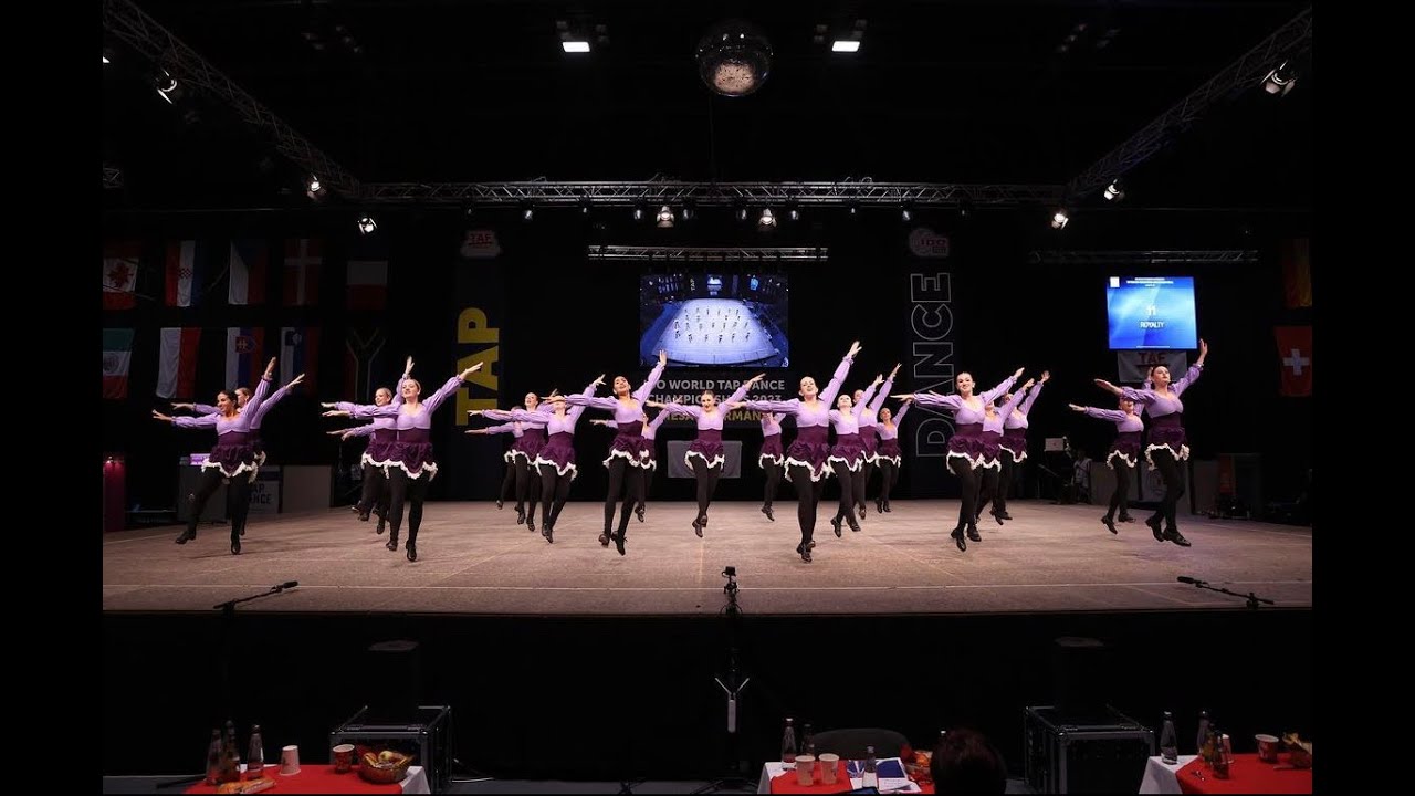 Team Canada Tap Dance - "Royalty" FINALS 4th Place Formations - IDO ...