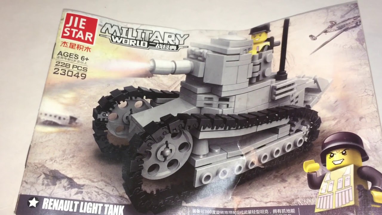 JIE STAR - 23049 Renault FT light tank, REVIEW - YouTube