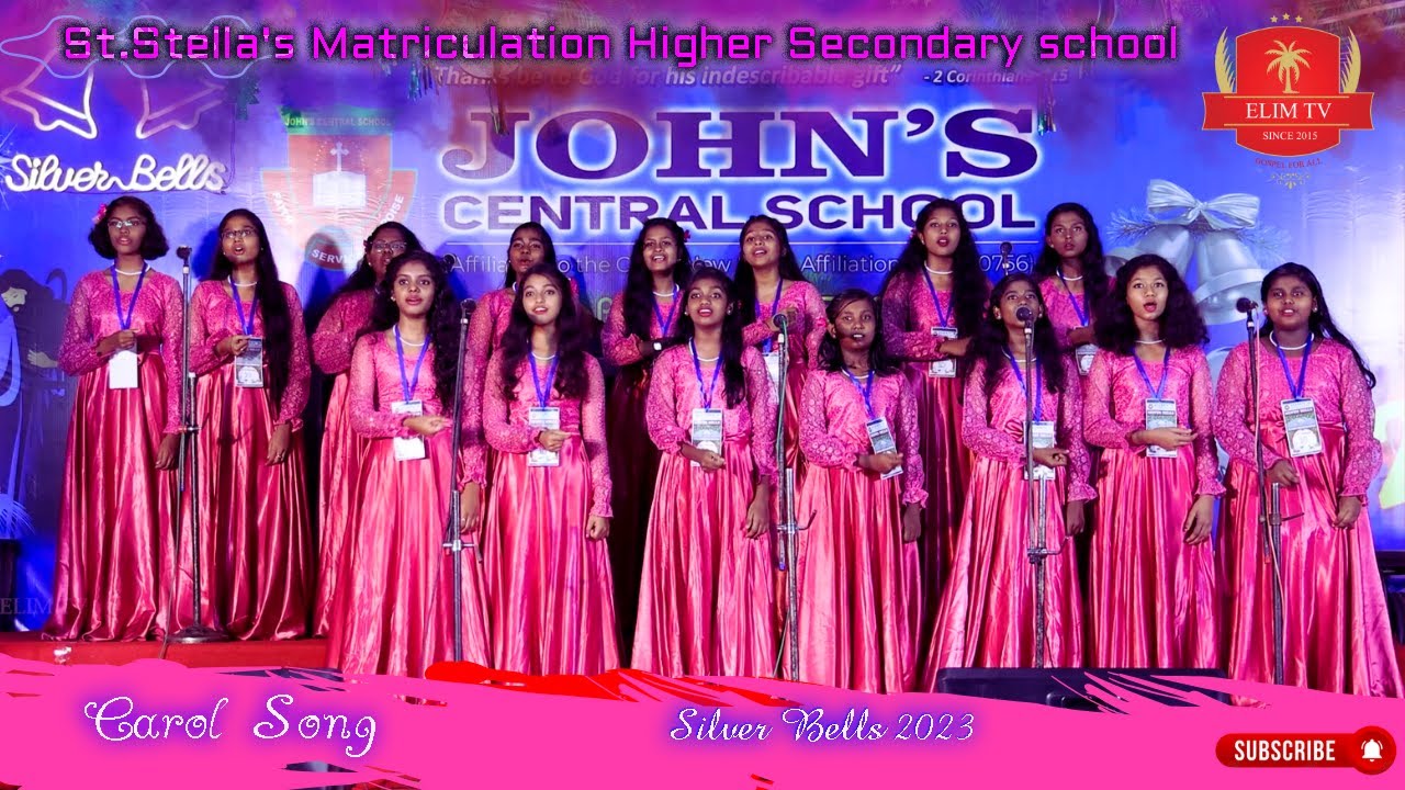 St.Stella's Matriculation Higher Secondary school Choir | Christmas ...