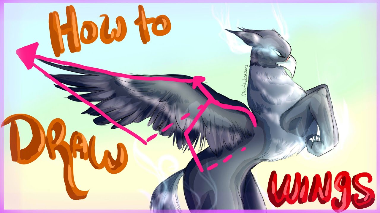 How to Draw Wings Easy! Don't Over-complicate Art! - YouTube