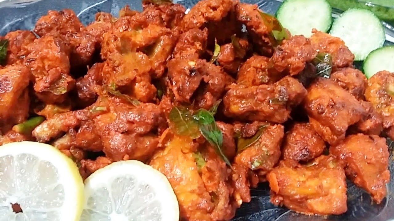 Chicken 65 Recipe! Hot & Spicy Chicken 65 ! Restaurant Style Chicken 65 ...