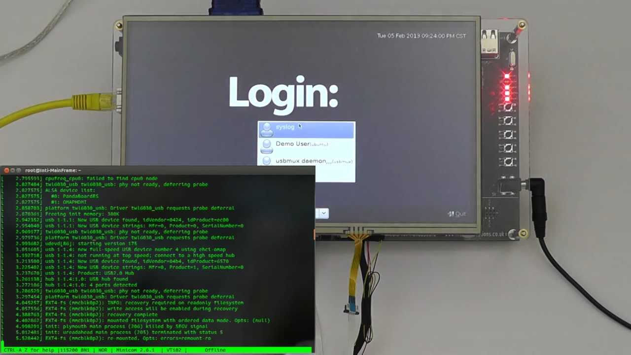 How to control Pandaboard GPIOs from linux user space - YouTube