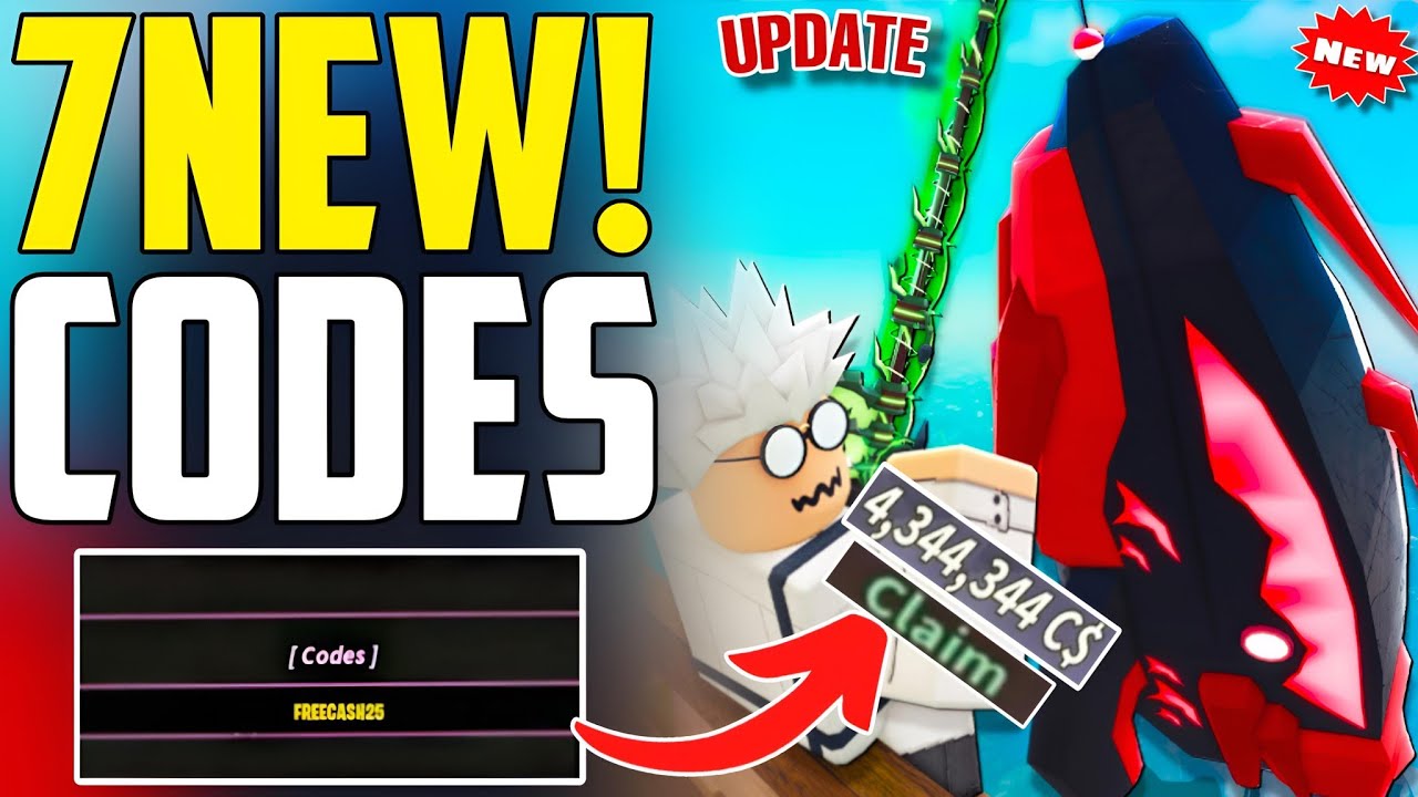 💥UPDATE NOW!!💥 FISCH 🐟 ROBLOX CODES 2025 - FISCH CODES 2025 - FISCH ...